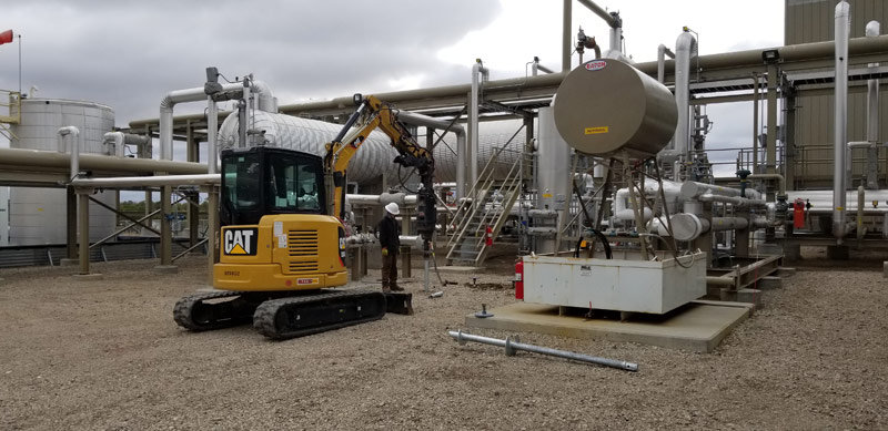 Helical Pier & SWD Installation, Pipeline Stringing