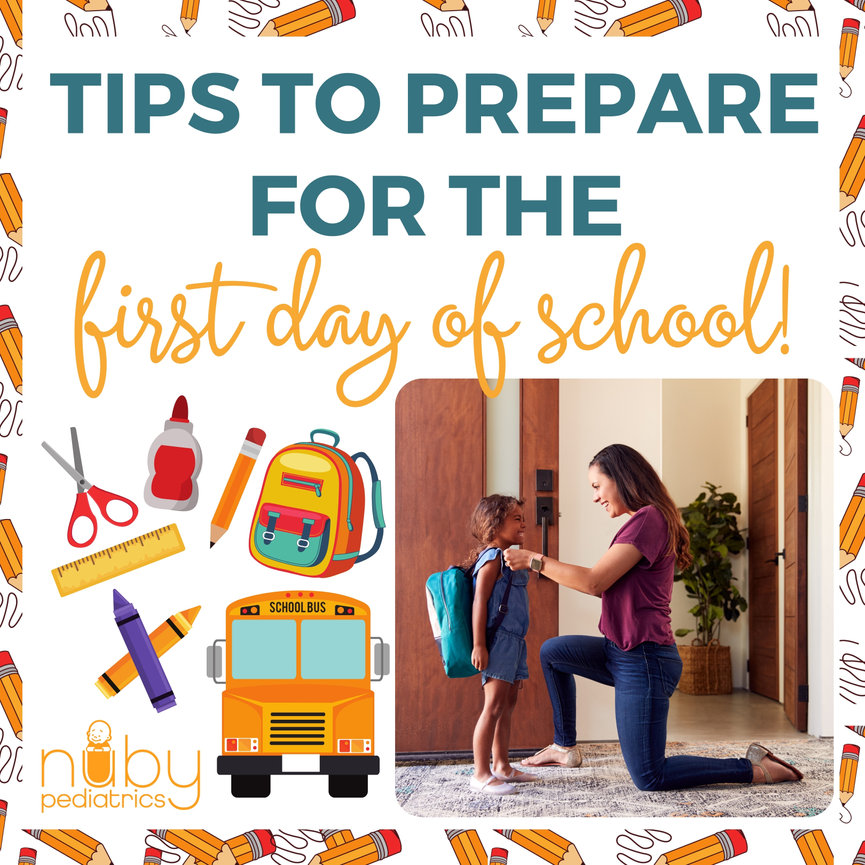 Tips-To-Prepare-For-The-First-Day-Of-School - Nuby Pediatrics